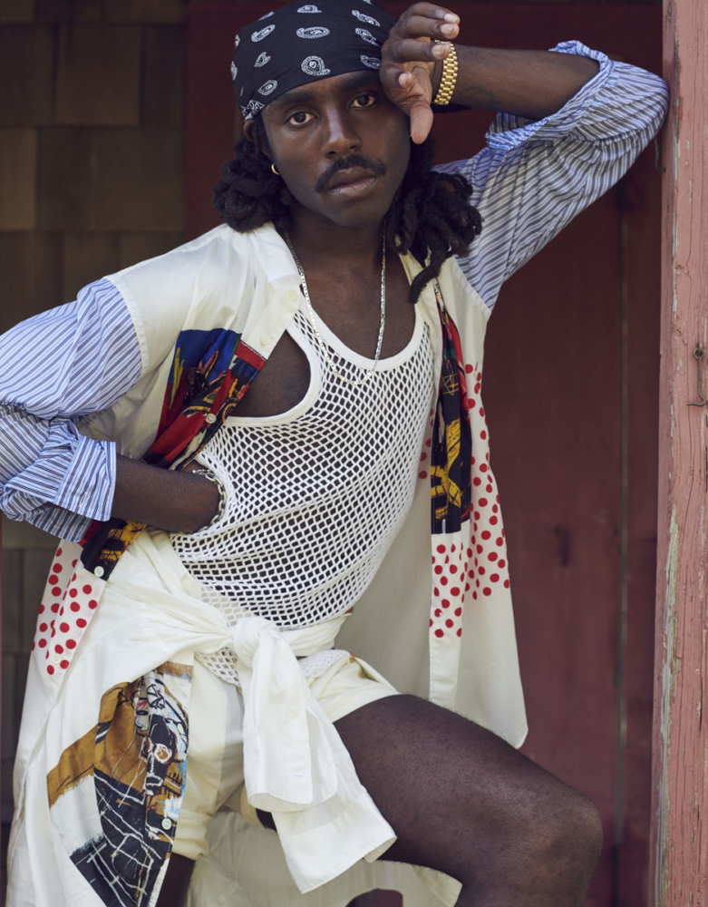 Dev Hynes Goes To Water Island And Doesn't Forget His Jewelry
