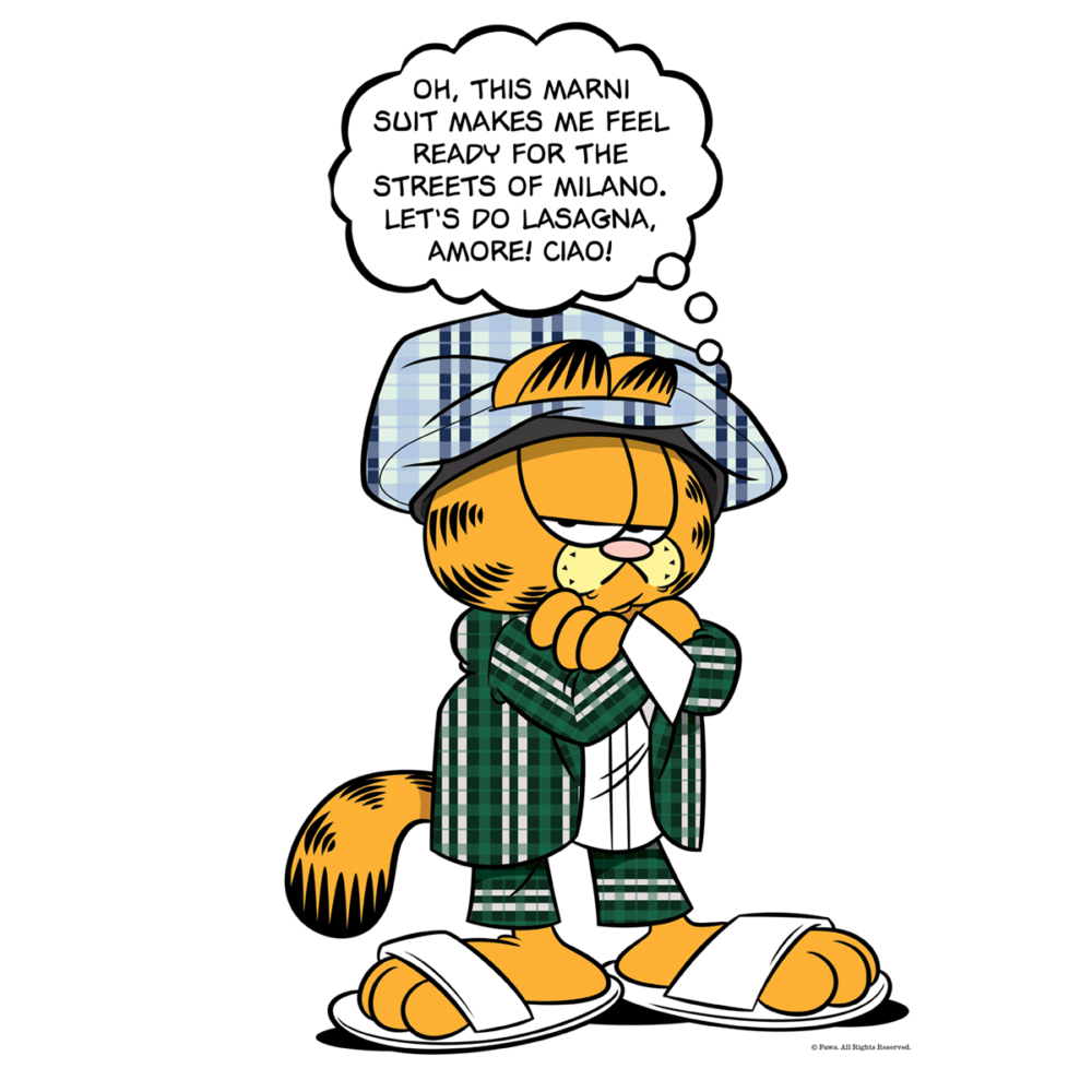 Garfield the Cat is the World's Most Underrated Fashion Icon