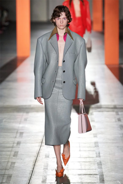 Alex Cooper Calls Her Daddy Mel Ottenberg at the Prada Show in Milan