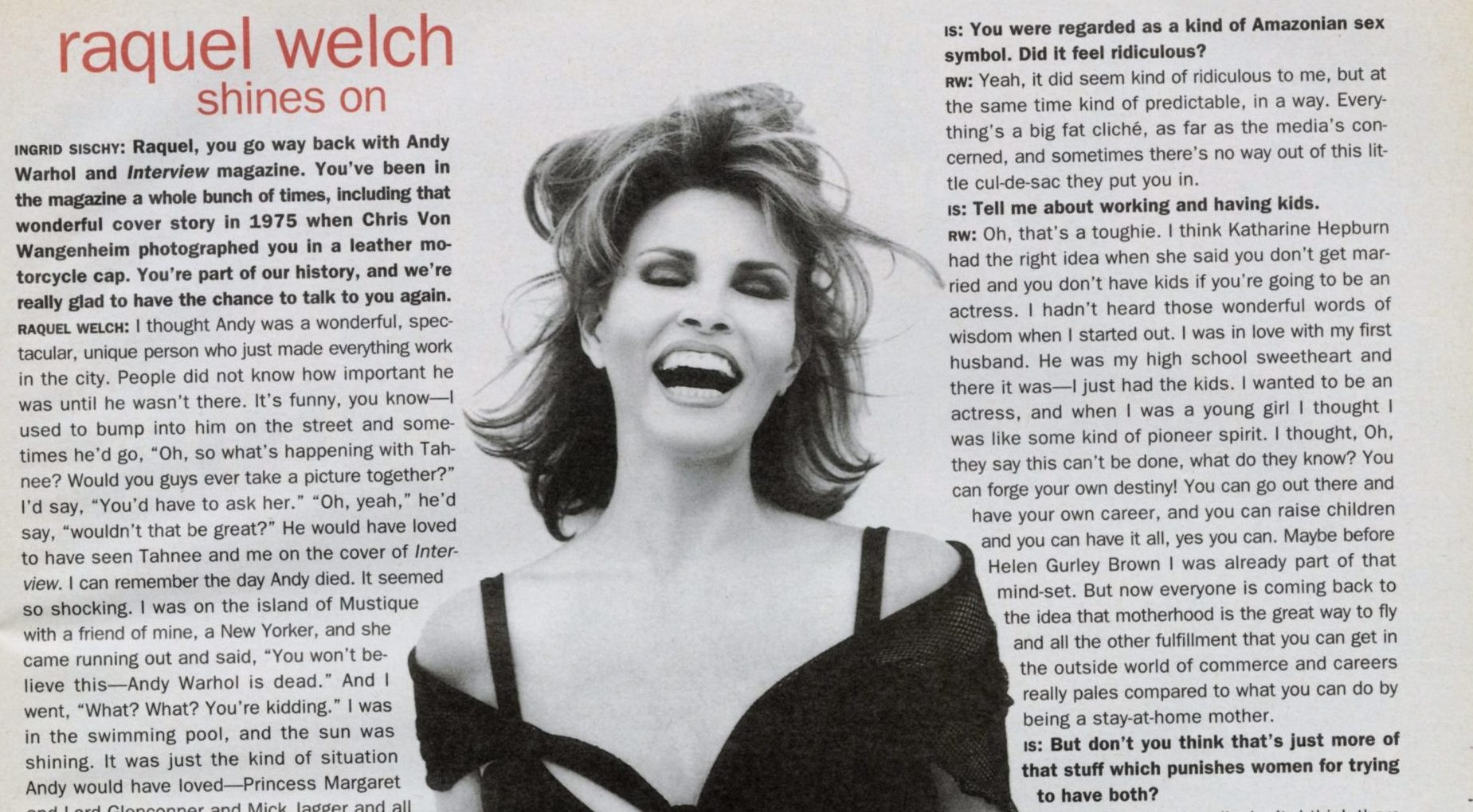 Life Lessons from Raquel Welch