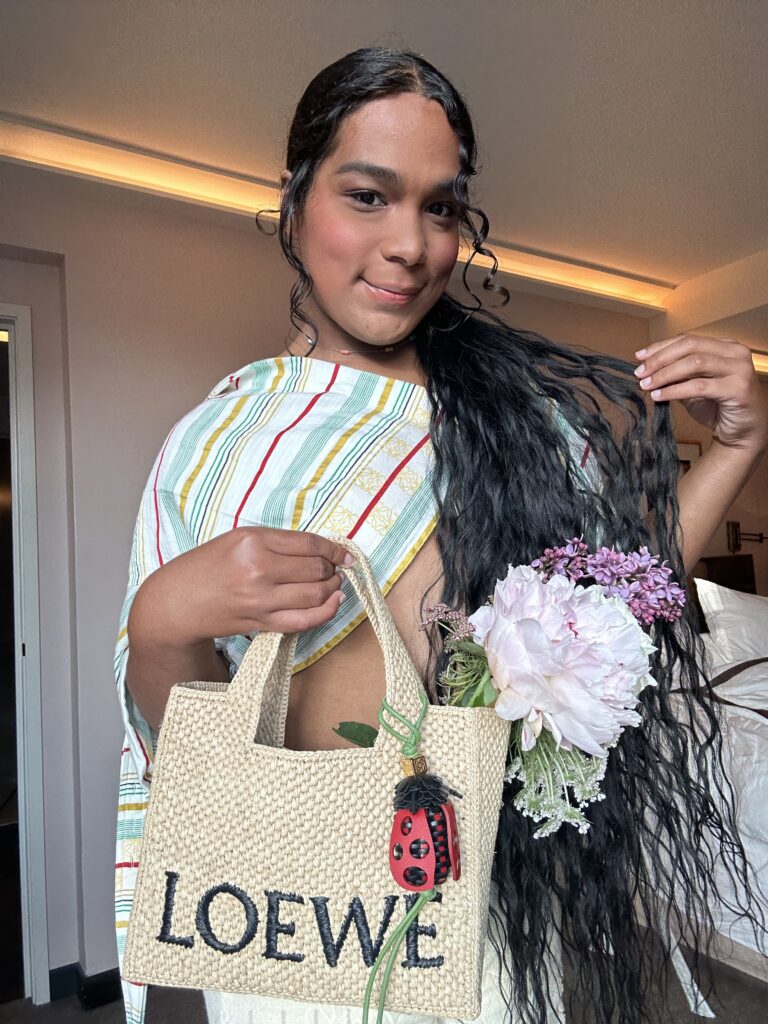 Hal Baddie Was on Her Aquatic Behavior at the Loewe Party in L.A.