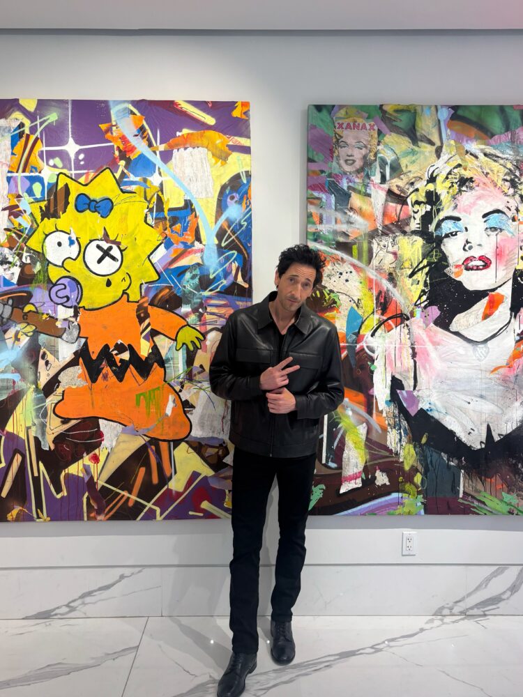 Adrien Brody Wants You to Know He's Serious About His Art